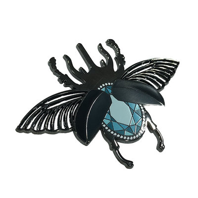 OEM Metal Hard Enamel Pins Custom , Personalised Lapel Pin Die Cust Molding