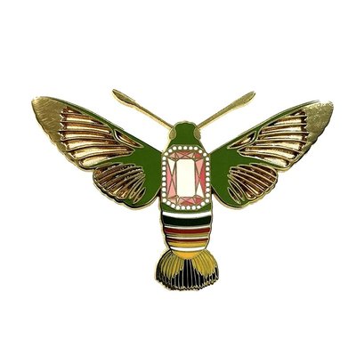 Promotion Gift Nickel Plating Custom Hard Enamel Pins Hollowed Out Design