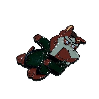 Promotion Custom Dog Soft Enamel Badges , Cute Enamel Pins With Black Metal