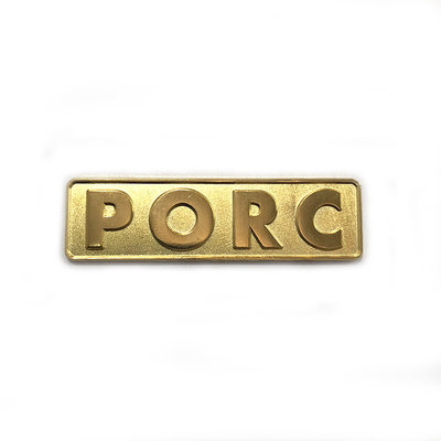 Golden Plating Lapel Pin Badges , Custom Made Lapel Pins With Your LOGO