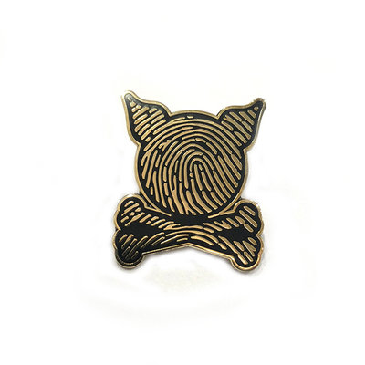 Custom Golden Plating Hard Enamel Lapel Pins Of Combination Cat Enamel Pin Badge