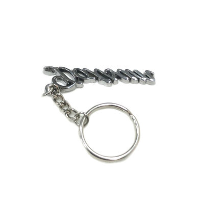 Fashion Metal Trolley Coin Keyring With Different Styles , Custom Shield Shape