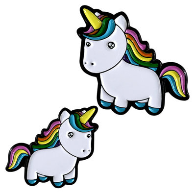 Different Kinds Of Unicorn Custom Soft Enamel Pins , Cute Enamel Pins