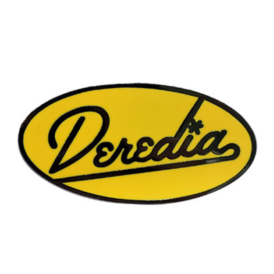 Customed Create Hard Enamel Lapel Pins Badges With Black And Yellow Letter