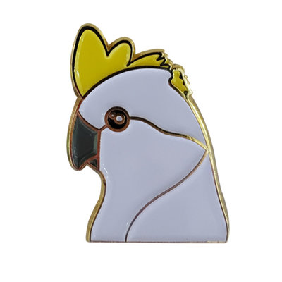 Customed Gold Plating Soft Enamel Lapel Pins Badges With Cute Chick Shape