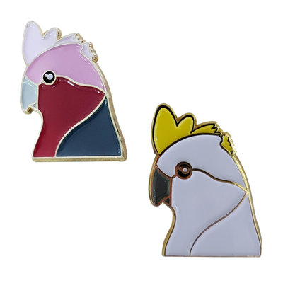 Customed Gold Plating Soft Enamel Lapel Pins Badges With Cute Chick Shape