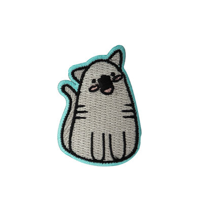 Cute Cartoon Animal Custom Made Embroidered Patches For Clothes Or Cap