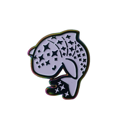 Custom Rainbow Plating Enamel Lapel Pin Badge Of Soft Enamel Color Lapel Pins