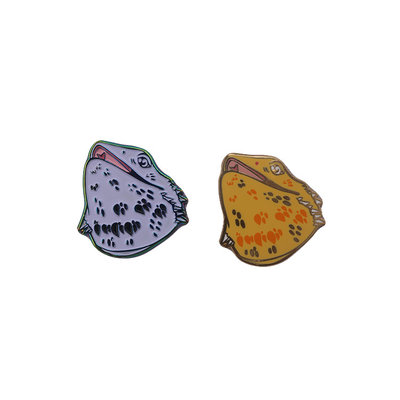 Rainbow Plating Metal Lapel Pins , Decorations Custom Made Pins And Badges