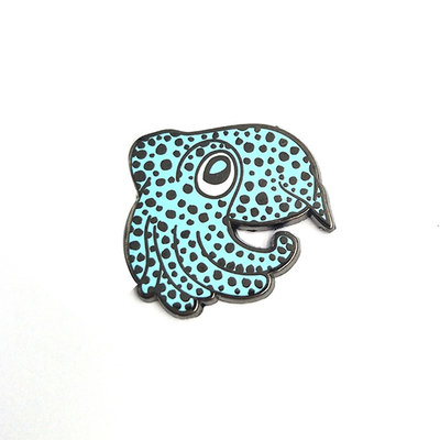 Customized Black Nickel Plating Hard Enamel Badges For Decorations , Die Cast Molding