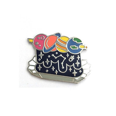 Customed Hard Enamel Lapel Pins Badges With Butterfly Clutches Accessory