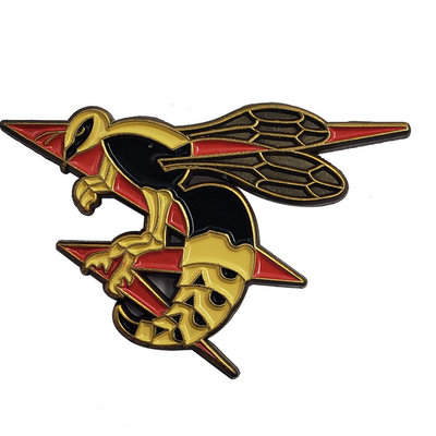 Customized Soft Decorative Lapel Enamel Pins Dye Black Metal For Gifts
