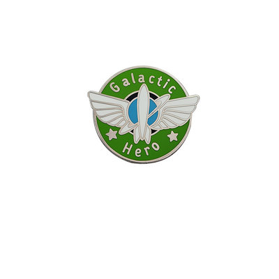 Custom Metal Lapel Pins , Metal Crafts Pins Silver / Gold Plated Hard