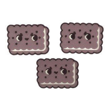 Nice Cute Cartoon Custom Embroidered Patches , Design Your Own Iron On Fabric Patches