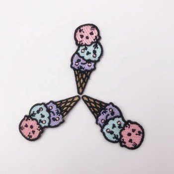 Nice Cute Cartoon Custom Embroidered Patches , Design Your Own Iron On Fabric Patches