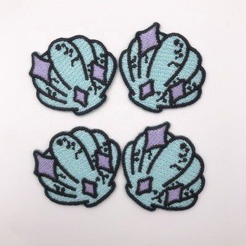 Nice Cute Cartoon Custom Embroidered Patches , Design Your Own Iron On Fabric Patches