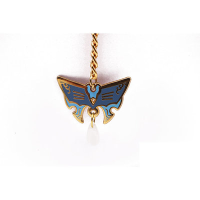 Iron Or Zinc Alloy Promotional Metal Keyrings , Enamel Keyrings 0.5 Inch Size