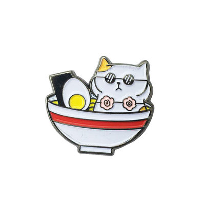 Soft Enamel Custom Cute Cat Lapel Pins Small Quantity With Zinc Alloy Material