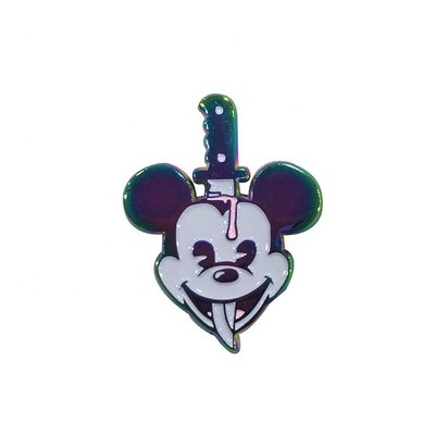 Custom Soft Enamel Metal Lapel Pin Badge With Rainbow Plating