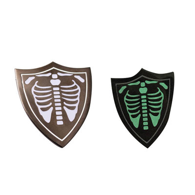 Hard Enamel Lapel Pin Badges Nickel Metal Plating With Cool Glow
