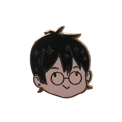 Cute Boy  And Girl Style Hard Enamel lapel pin With Gold/ Rose Gold Plating