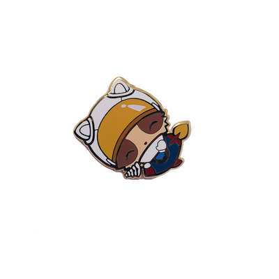 Customized Nice Quality Lovely Animals Style Hard Enamel Lapel Pin With Gold Plating