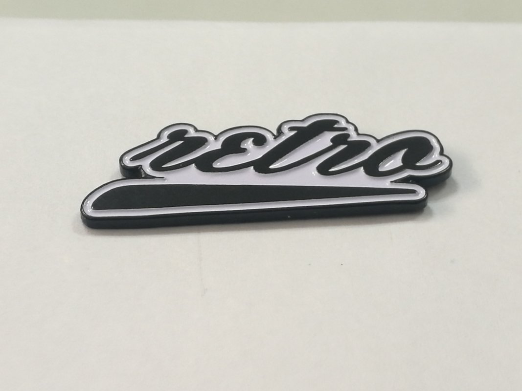 Dye Black Soft Enamel Lapel Pins , Personalised Lapel Pins For Promotional Gifts