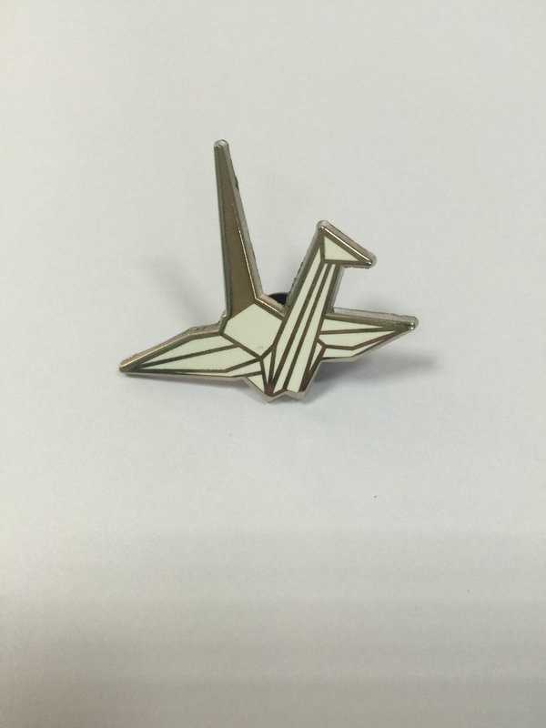 Hard Enamel Custom Printed Lapel Pins With One Black Rubber Clutch