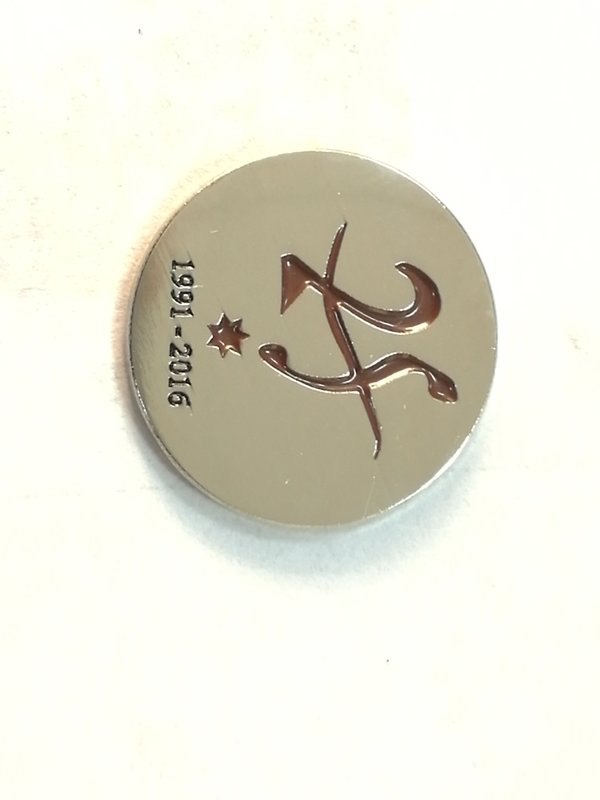 Shiny Polished Soft Enamel Pins With Nickle Plating , Custom Made Enamel Pins
