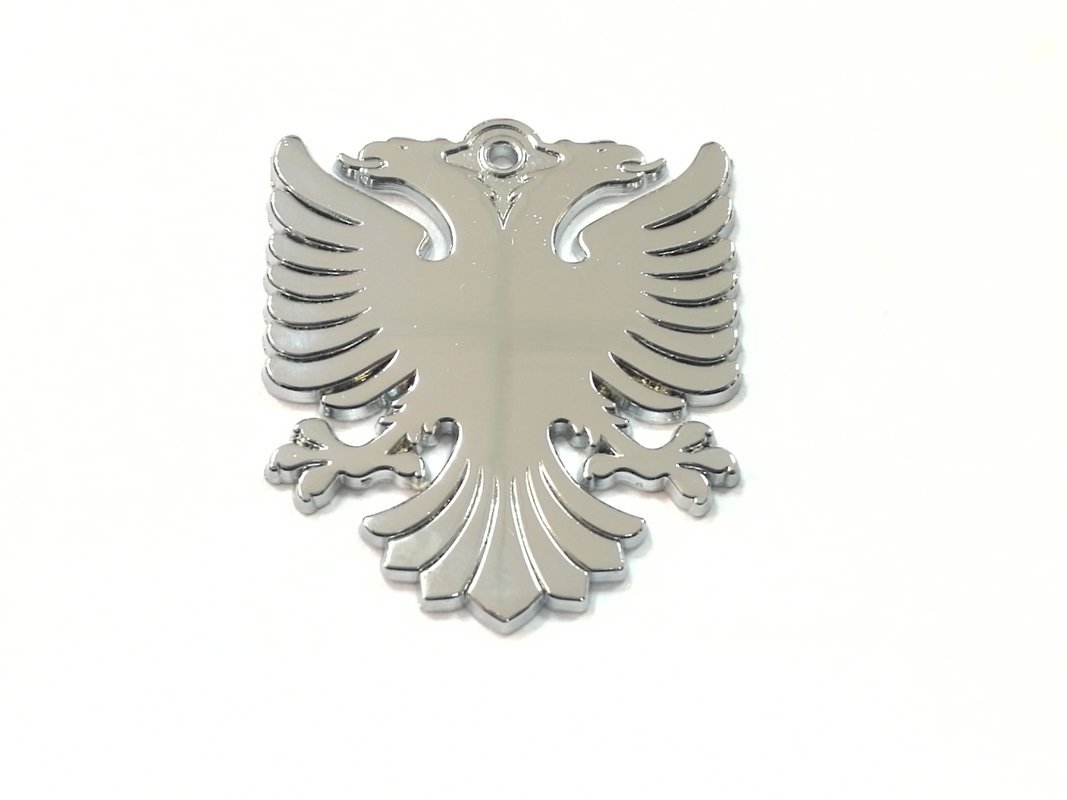 Chrome Plating Die Struck Soft Enamel Lapel Pins Eagle Shape Zinc Alloy Material