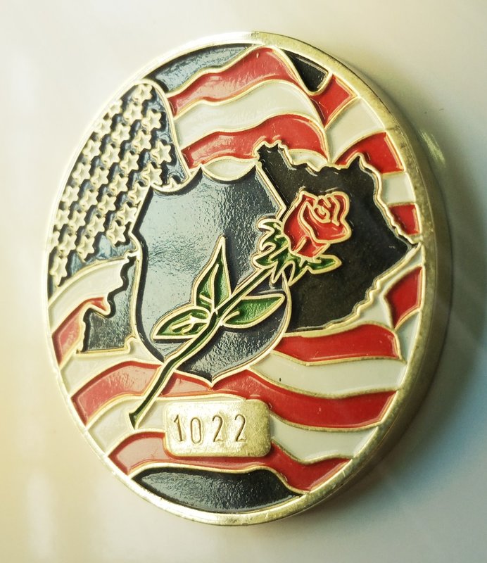 Personalize American Flag Challenge Coins , Metal Military Commemorative Coins