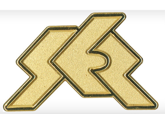 Custom Die Struck Lapel Pins Hand Shape Gold Plating For Collectables