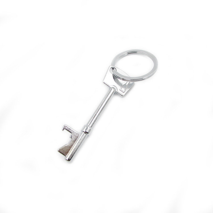 Die Struck Iron Metal Bottle Opener Keychain Customized Different Shape