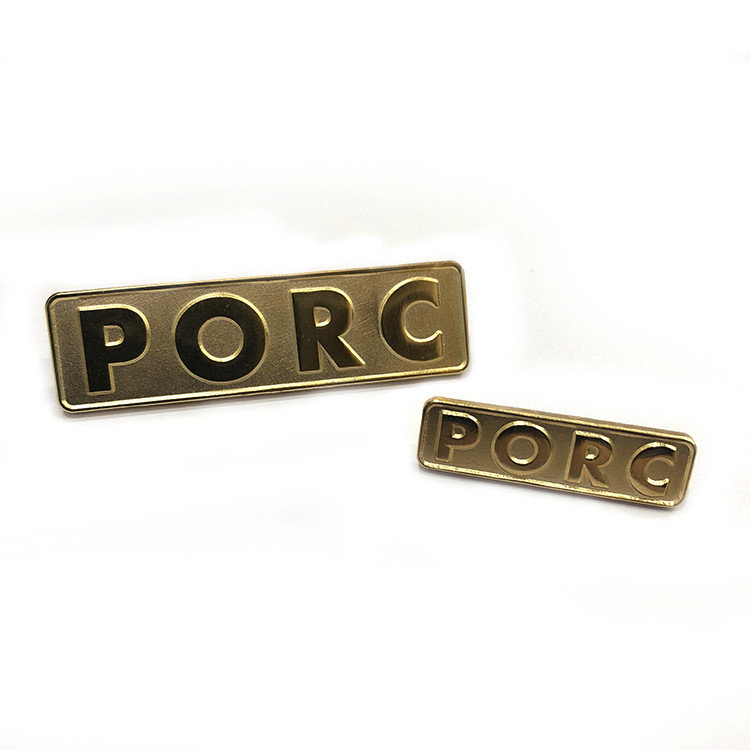 Golden Plating Lapel Pin Badges , Custom Made Lapel Pins With Your LOGO