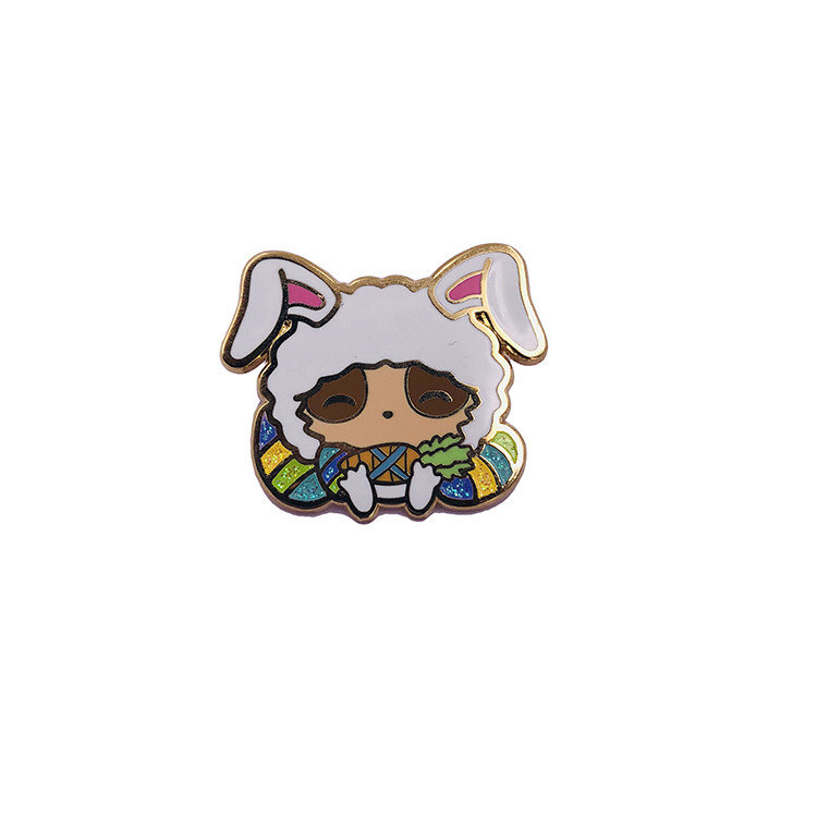 Customized Nice Quality Lovely Animals Style Hard Enamel Lapel Pin With Gold Plating