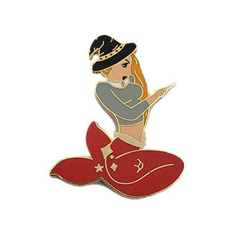 Customized Design Hard Enamel Metal Badge Pin With Human Shape