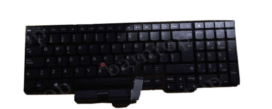 Small Spanish Laptop Keyboard Replacement FRU , Notebook Keyboard Layout
