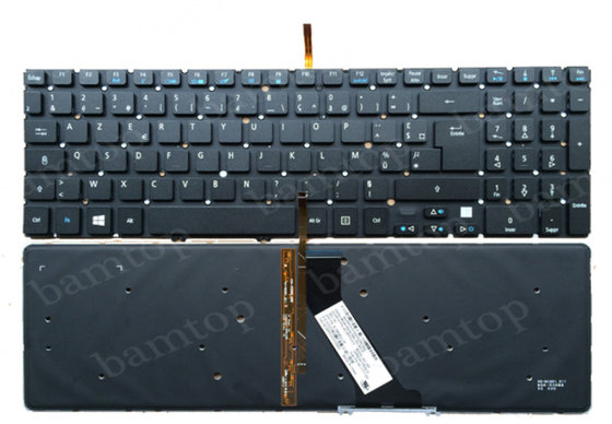 Professional Waterproof Replacing Laptop French Keyboard For Acer V5-571