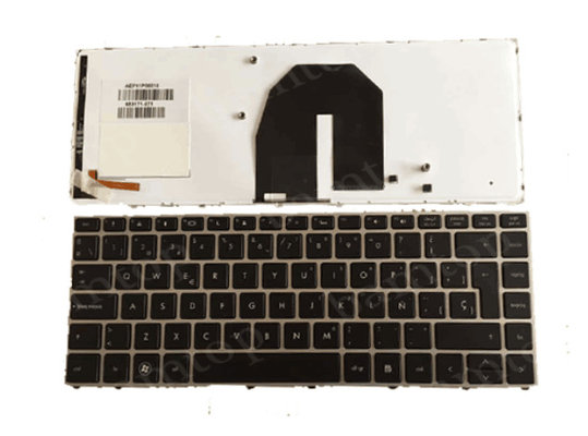 5330m Black Spanish Laptop Keyboard For HP , Frame LED Light Keyboard