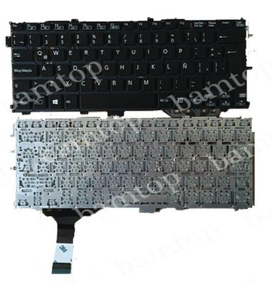 Custom Replacing Black Latin Keyboard Layout , Notebook Keyboard Layout