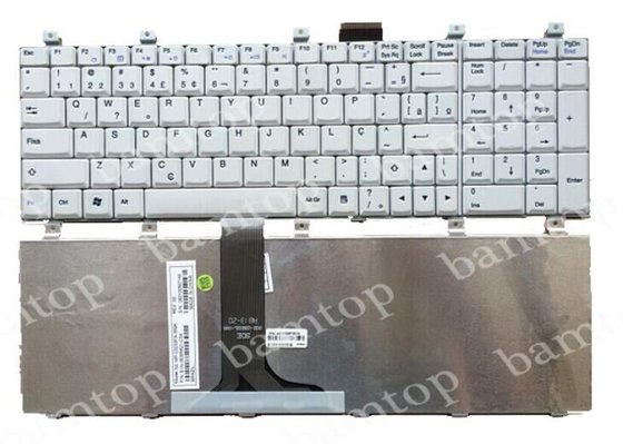 Numeric Brazilian White Tablet Keyboard Layout MSI CR600 High Durability Printing
