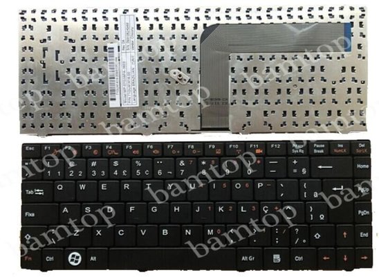 Shockproof Red Prints Brazilian Keyboard Layout Intelbras I200 Excellent Bounce