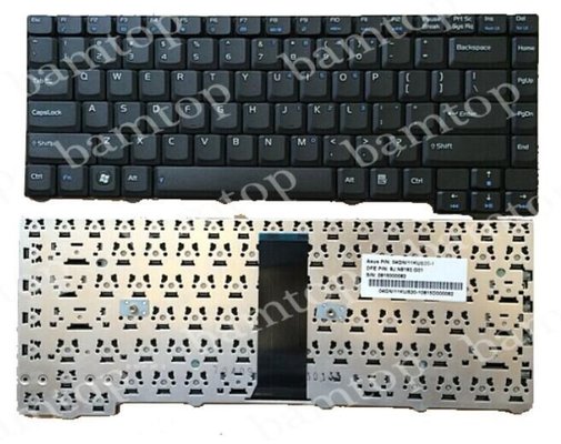 Small Enter Key US Laptop Keyboard Layout Shockproof Low Power Consumption