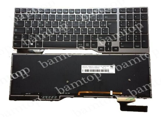 Fujitsu E753 E754 French Language Keyboard Layout , Frame Backlight Laptop Keyboard
