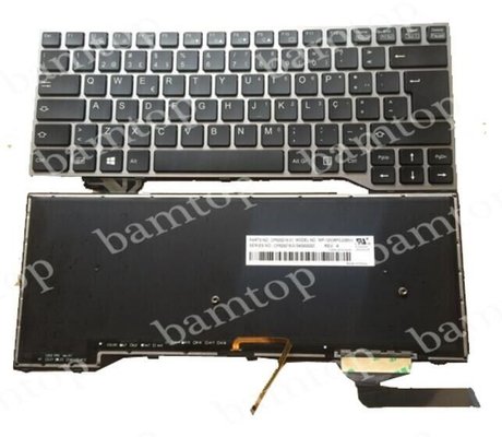 LED Backlight Fujitsu E743 Portuguese Keyboard Layout With Big Enter Key
