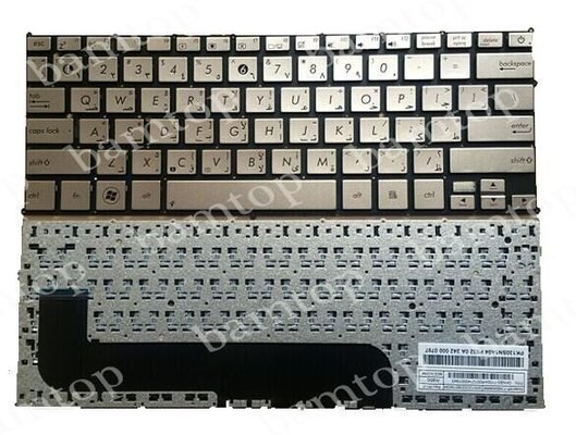 Original Chicony Model Arabic Laptop Keyboard , Silver Tablet Keyboard
