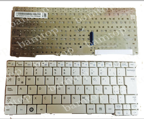 Bangho White Latin Keyboard Layout , Notebook Keyboard Layout With One Screw
