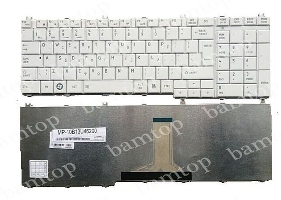 Toshiba C655 Glossy Greek Computer Keyboard 15.6" High Durability Printing