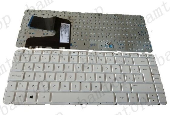 Laptop Hp 14 - E White latin letters keyboard america Layout Original