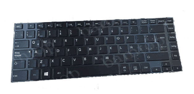 Professional Custom Latin LED Backlight Keyboard For Toshiba S45 Laptop